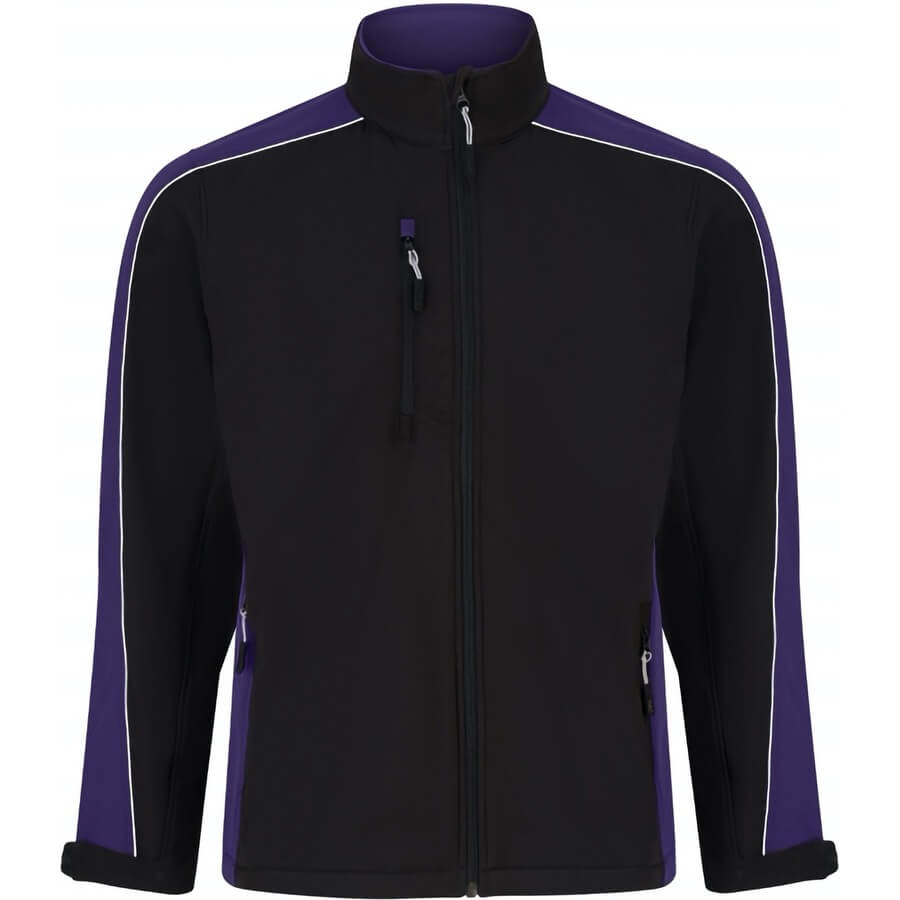 ORN Clothing Avocet 4288 Softshell Jacket Two Tone Water Resistant Breathable Fabric 92% ...